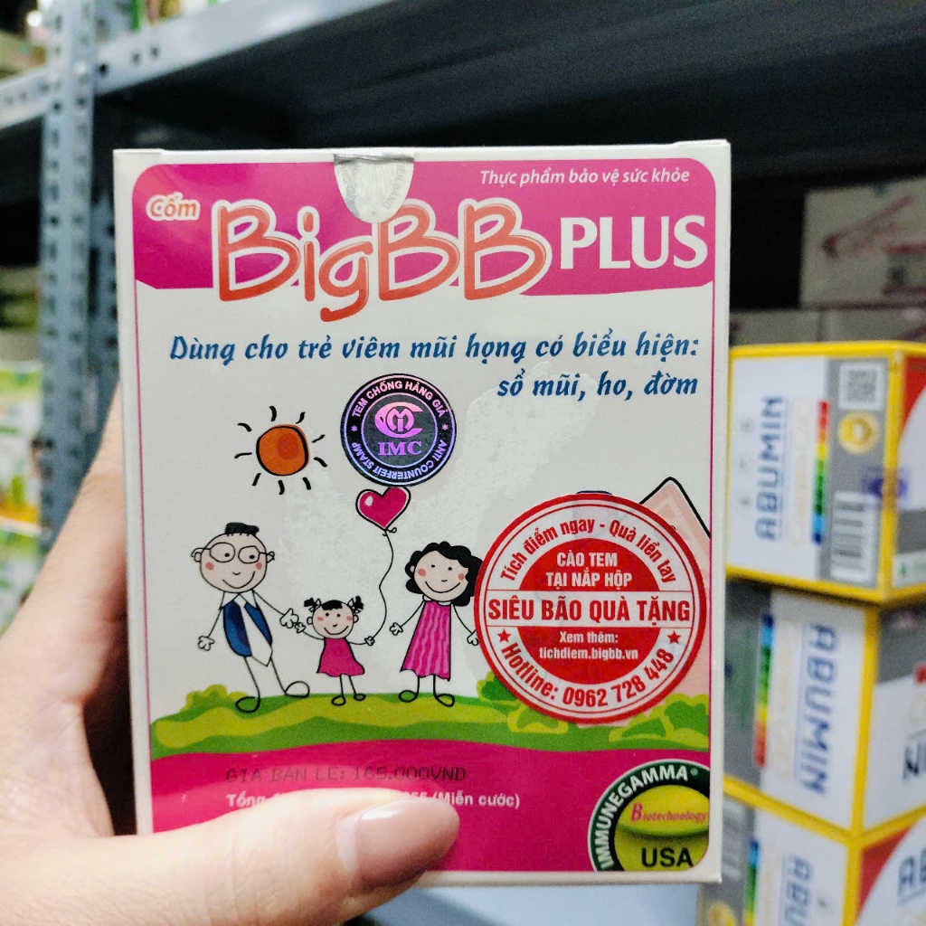 Cốm BigBB Plus hỗ trợ đường hô hấp hộp 30 viên | Shopee Việt Nam