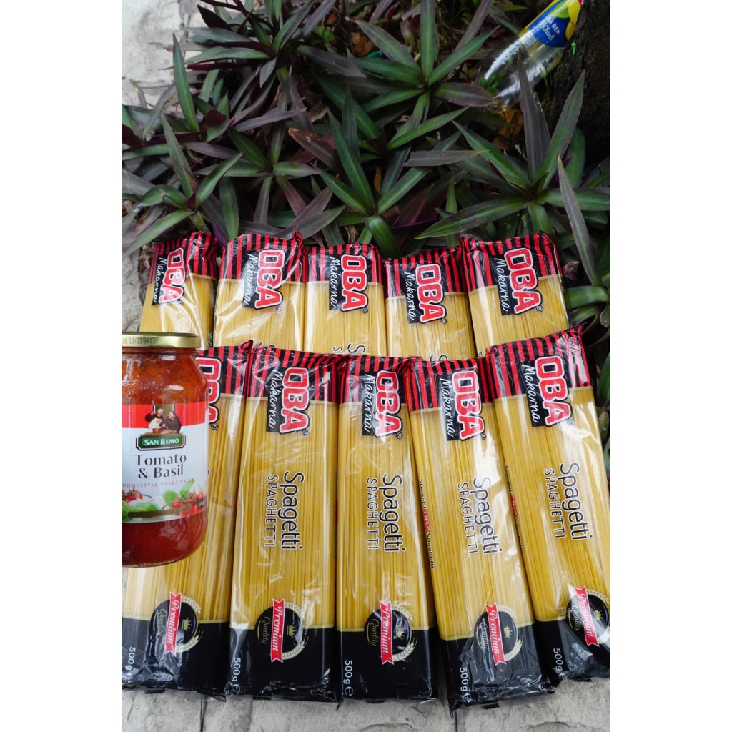 [GIÁ SỈ NHÀ HÀNG] 1 THÙNG 20 GÓI Mỳ ý spaghetti Oba 500g nhập khẩu Thổ ...