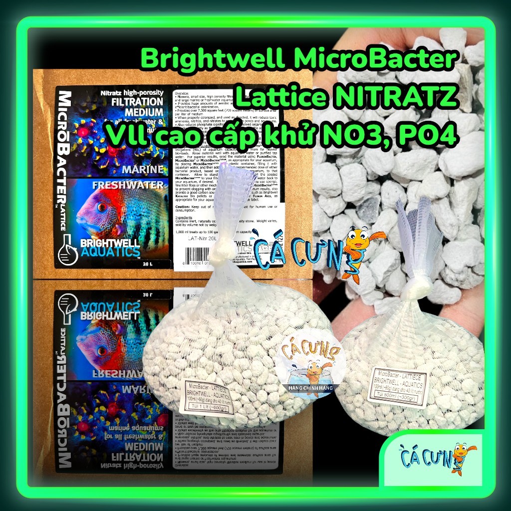 Brightwell MicroBacter Lattice Nitratz - Vật liệu lọc cao cấp chuyên ...