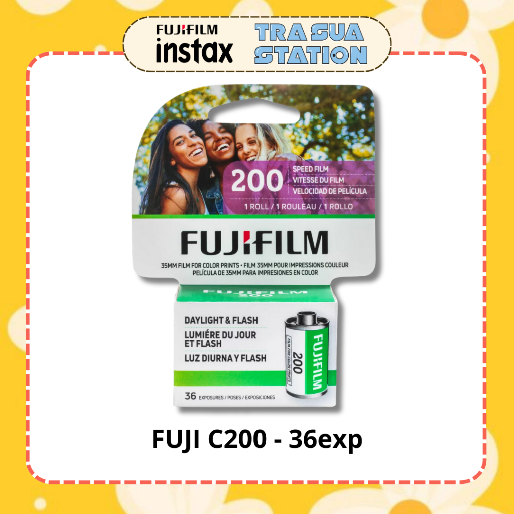 FUJI C200 36exp ISO 200 date xa - Film 35mm hộp lẻ 1 cuộn Fuji C200 ...