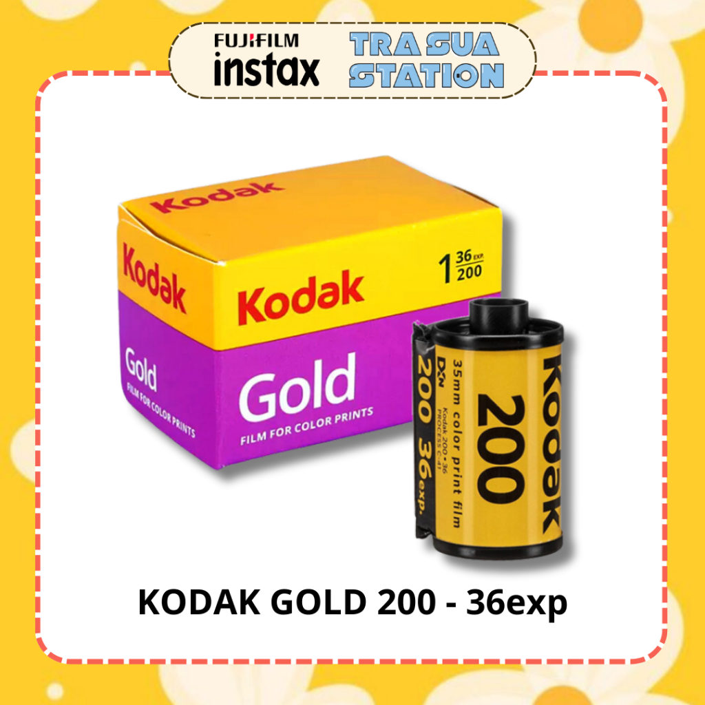 KODAK GOLD 200-36exp ISO 200 date xa - Film 35mm hộp lẻ 1 cuộn Film ...