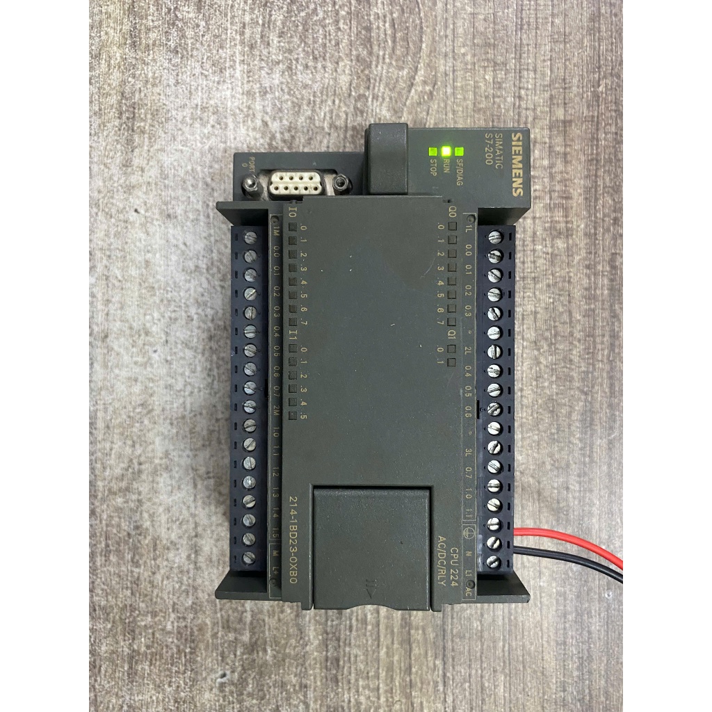 PLC SIEMENS S7-200 CPU 224 GERMANY AC/DC/RLY ngõ ra RELAY 24I/O tháo ...
