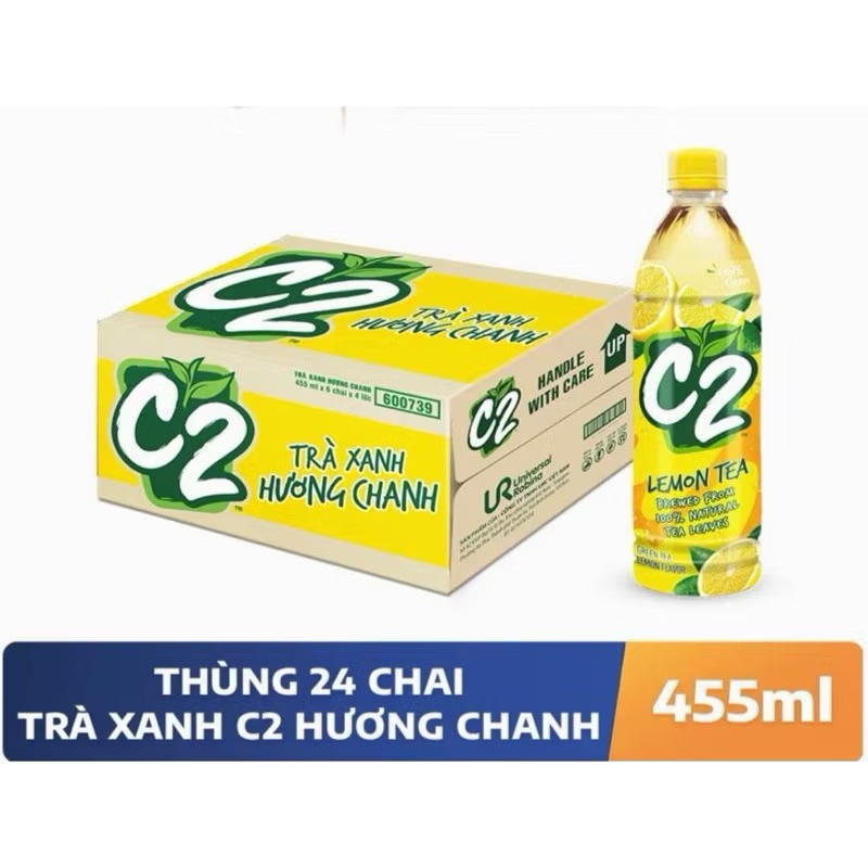 thùng 24 chai C2 chanh 445ml | Shopee Việt Nam