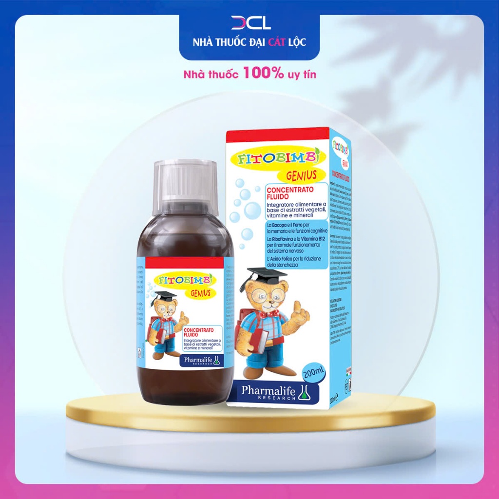 Fitobimbi Genius - Hỗ trợ trẻ tăng cường nhận thức, ghi nhớ tốt ...