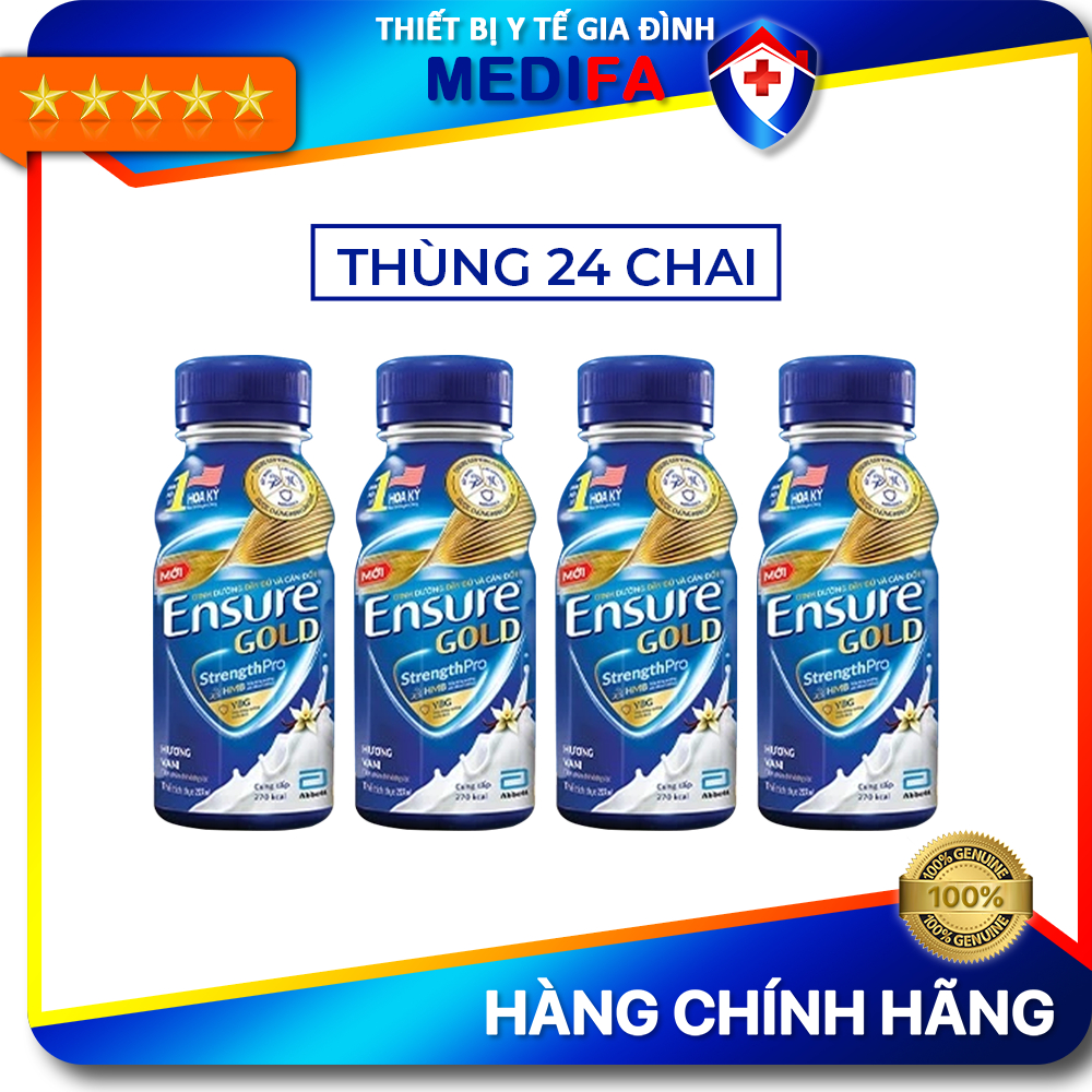 Thùng 24 Chai Sữa Nước Ensure Gold 237mL Giúp Cải Thiện Tình Trạng Dinh Dưỡng | Shopee Việt Nam