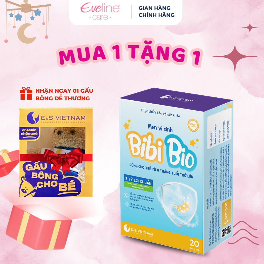 Men Vi Sinh Bibi Bio Cân Bằng Lợi Khuẩn - Hỗ Trợ Tiêu Hóa Cho Trẻ Sơ Sinh, Người Lớn (tặng 01 ...
