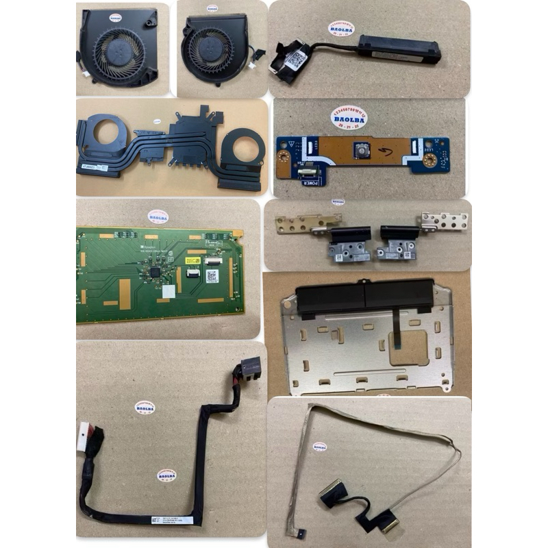 Linh kiện laptop Dell Alienware 15-R3 Quạt tản nhiệt - Touchpad - cáp ...