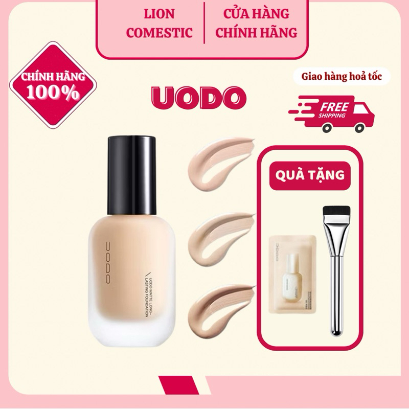 (Tặng Sample+Cọ) [UODO] Kem Nền Uodo Dạng Lỏng Dưỡng Ẩm Kiềm Dầu 30ml ...
