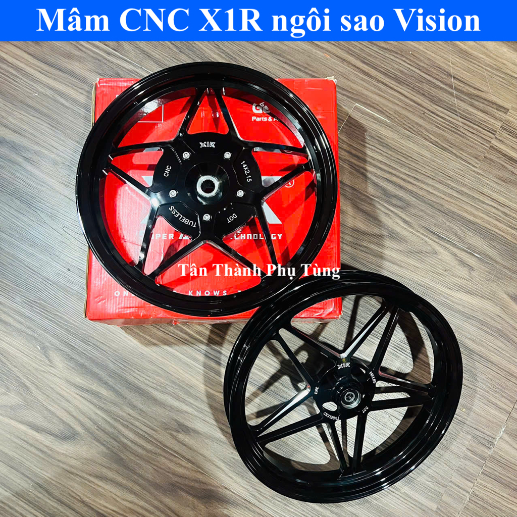 Mâm CNC X1R ngôi sao Vision, AB 2014- 2019 ( Cốt nhỏ ) chính hãng ...