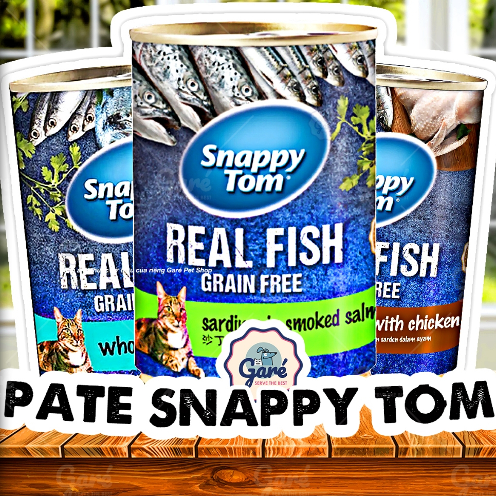 400gr - Pate Snappy Tom cho Mèo Real Meat Real Fish Grain Free từ Cá ...
