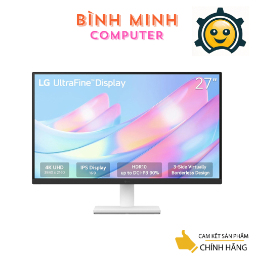 Màn hình LG UltraFine 27US500-W (27 inch/UHD/IPS/60Hz/5ms) mới box 100% ...
