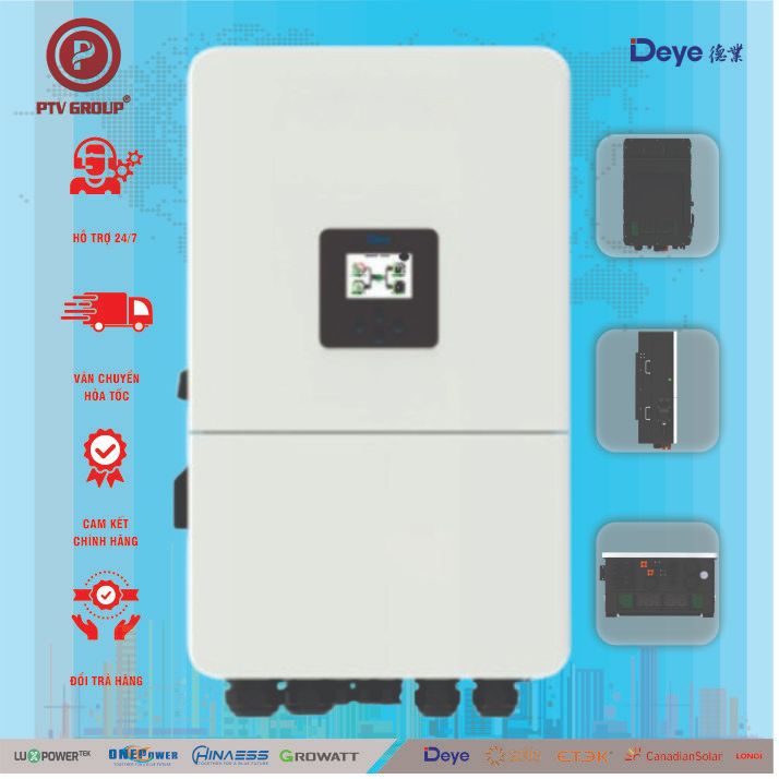 Inverter Hybrid Deye | Deye 16Kw 20Kw 3 Pha | PTV GROUP | Bảo Hành 5 ...