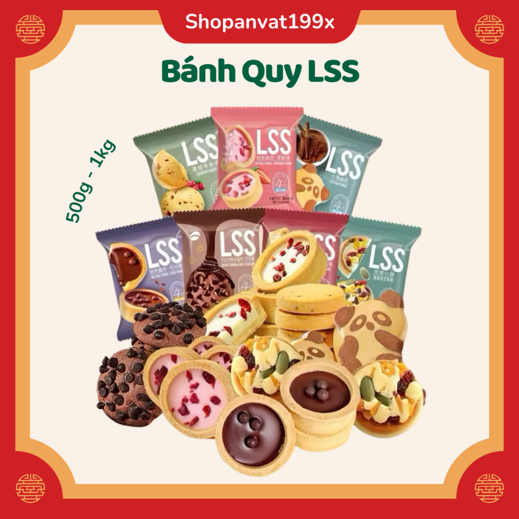 Bánh Quy Bơ Sữa LSS Đủ 7 Vị , Bánh Quy Nội Địa Trung | Shopee Việt Nam