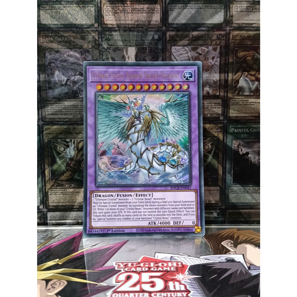 [ Đỗ Lạc Shop ] Thẻ Bài Mint90 Yugioh Monster Ultimate Crystal Rainbow Dragon Overdrive - SDCB ...