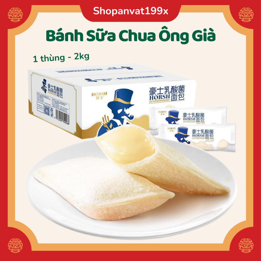 Bánh Sữa Chua Ông Già Đài Loan Thùng 2 Kg | Shopee Việt Nam