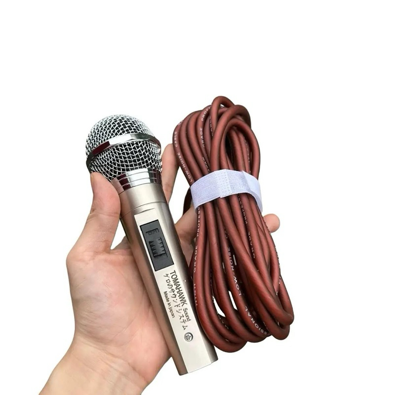 Micro karaoke có dây TOMAHAWK thương hiệu Nhật Bản, mic hát nhẹ tiếng ...