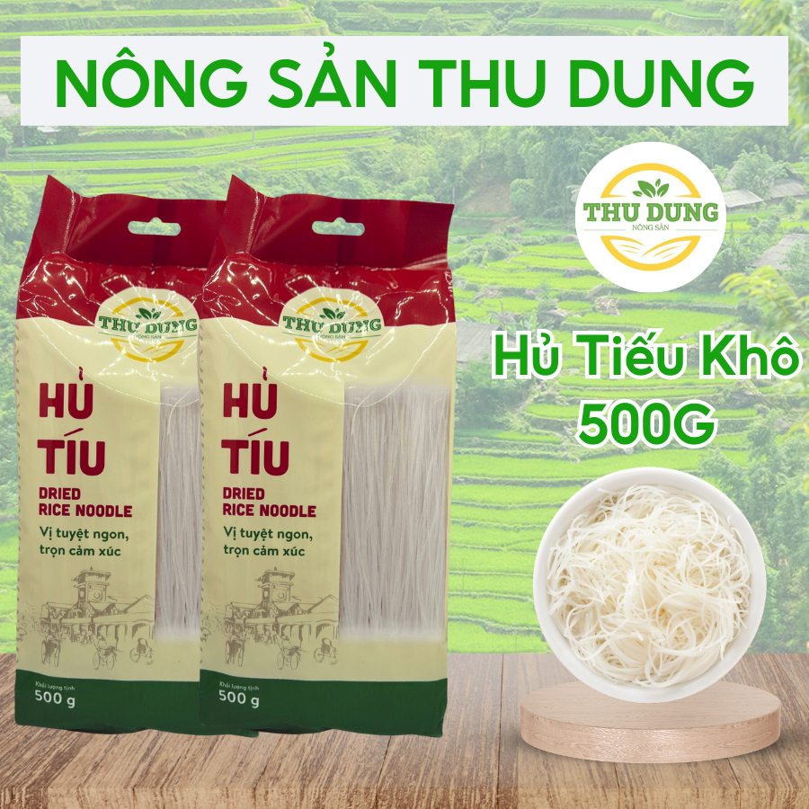 Hủ Tiếu Khô Thu Dung 500g Loại 1 Chất Lượng - Hủ Tíu Gõ Khô Thu Dung ...