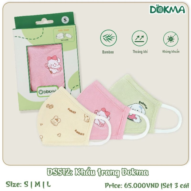 Khẩu trang trẻ em Dokma DS512 | Shopee Việt Nam