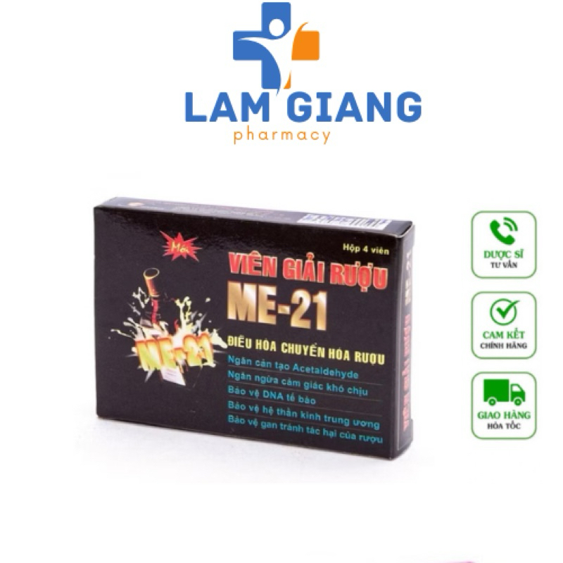 viên giải rượu me 21 _me21 hỗ trợ chuyển hóa rượu nhanh chóng | Shopee ...
