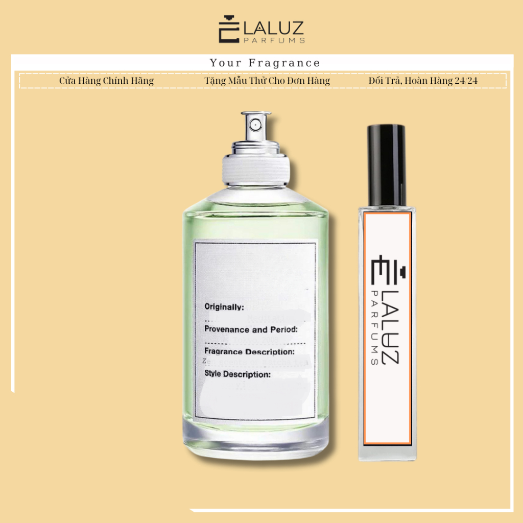 Nước Hoa Nam Nữ Replica Matcha Meditation LALUZ Parfums phong cách Tưới Mát Thanh Lịch Tinh Tế ...