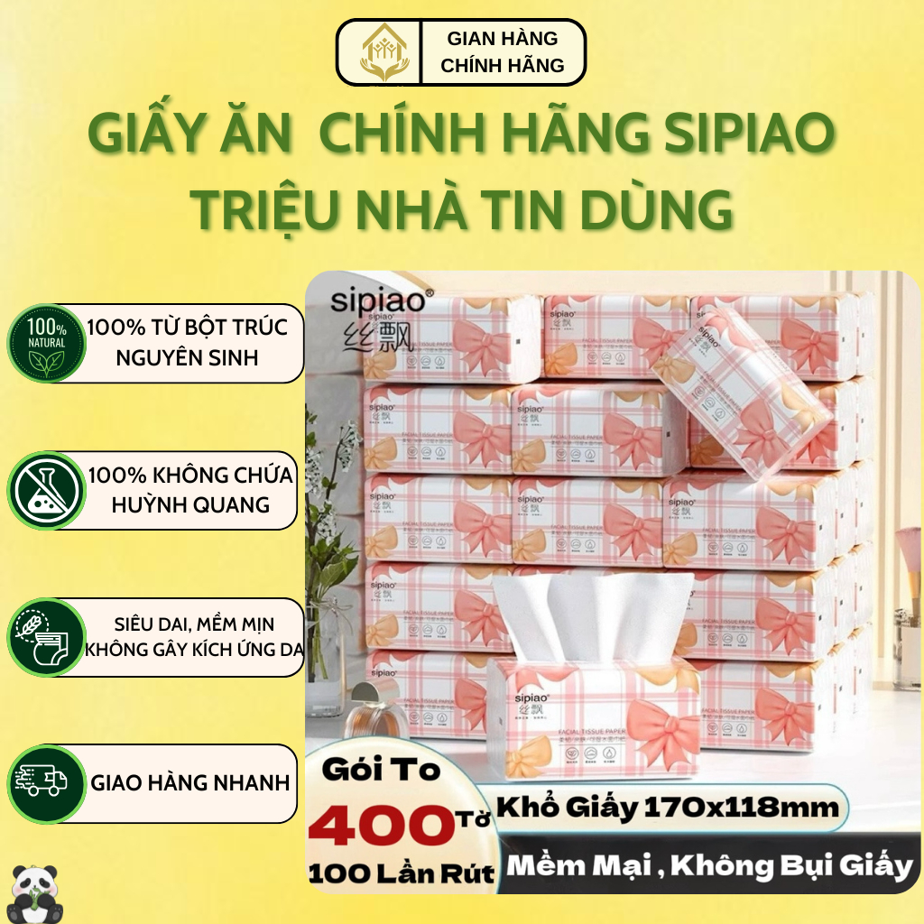 6 Gói Trải Nghiệm Giấy Ăn Cao Cấp Nội Địa Trung Chính Hãng Sipiao Gói ...
