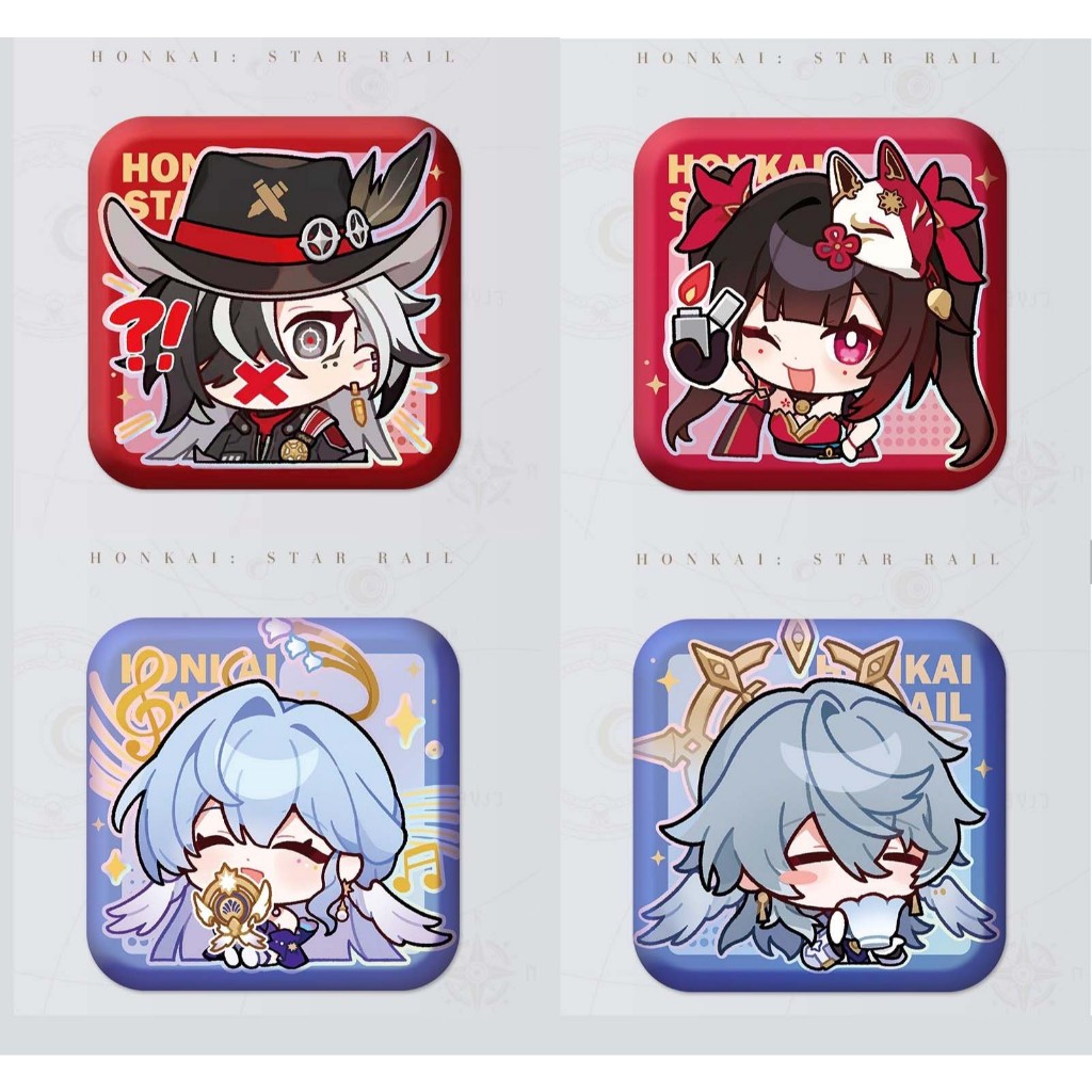 Huy hiệu ghim cài nhân vật Boothill Sparkle Sunday Robin Honkai Star ...