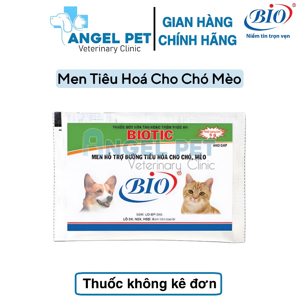 Biotic - Men Hỗ Trợ Tiêu Hóa, Phòng Ngừa Tiêu Chảy Dành Cho Chó Và Mèo ...