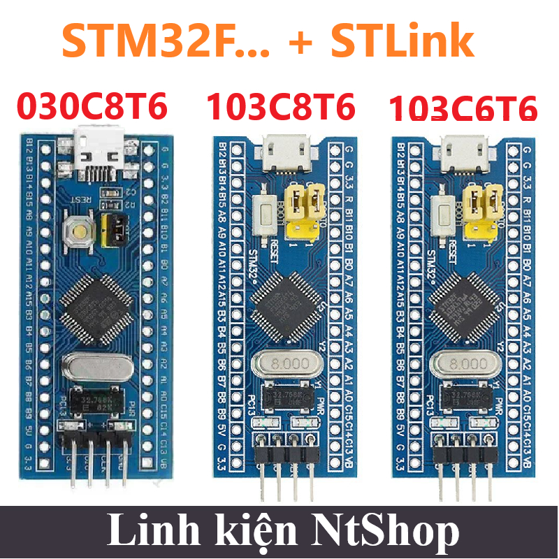 STM32F103C8T6 / STM32F103C6T6 / STM32F030C8T6 Mạch nạp STLink - V2 Vi điều khiển STM | Shopee ...