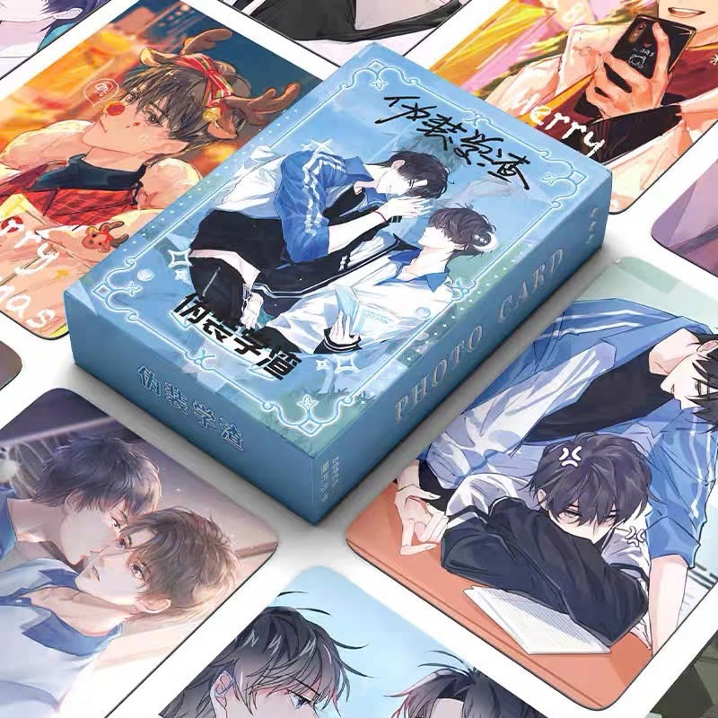 Hộp ảnh lomo NGỤY TRANG HỌC TRA card manhua boylove bl 50-55 tấm sưu ...