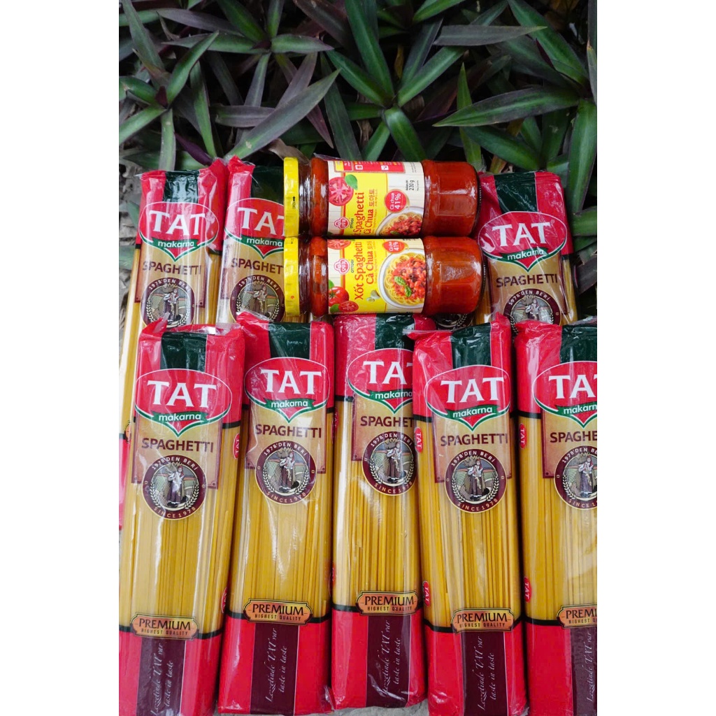 Combo 10 gói mì TAT 454GR + 2 sốt 220GR,Mỳ ý spaghetti dinh dưỡng tốt ...