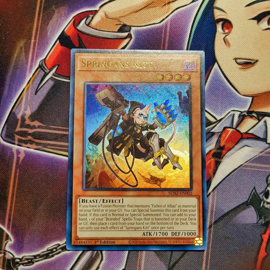 Thẻ bài Yugioh chính hãng | Springans Kitt | Ultra Rare. | Shopee Việt Nam