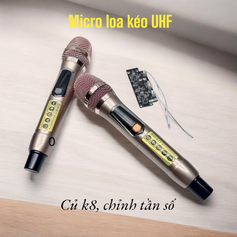Micro loa kéo vàng chống hú, củ micro k8 cực bén, 2 màu lựa chọn | Shopee Việt Nam