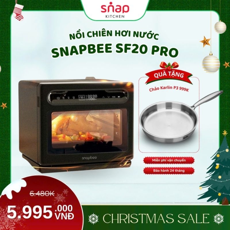 Nồi Chiên Hấp Đa Năng SnapBee SF20 PRO – Dung Tích 20 Lít – Inox 304 và ...