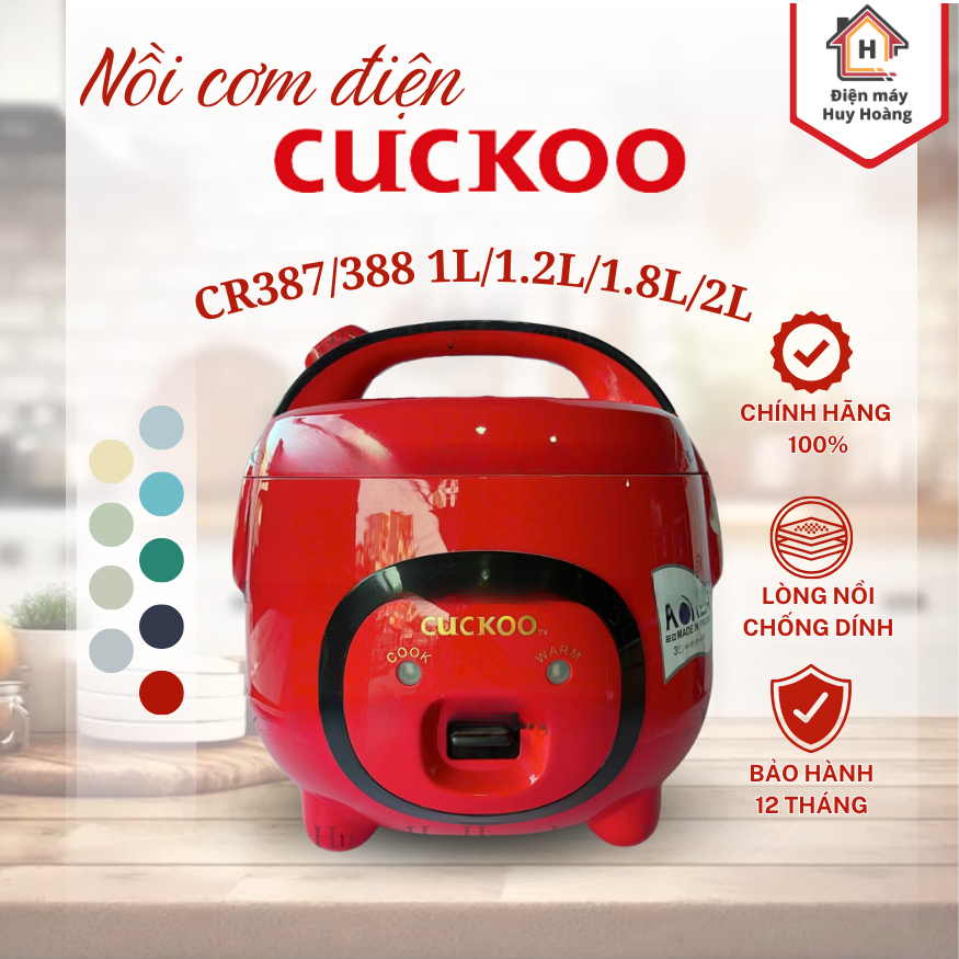 Nồi cơm điện Cuckoo Hàn Quốc dung tích 1L, 2L, 1L8, 2L lòng nồi chống dính bảo hành 12 tháng ...
