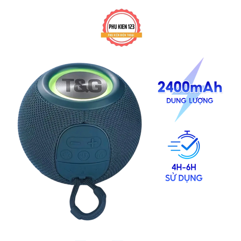 Loa nghe nhạc bluetooth mini chính hãng TG-337 tích hợp thẻ nhớ USB dùng cho vi tính máy tính ...
