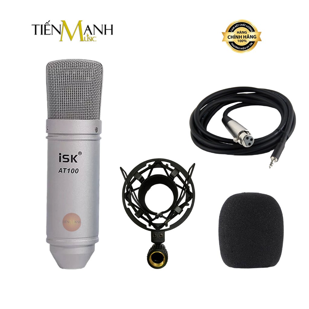 [Chính Hãng] Micro ISK AT100 Mic Thu Âm Condenser Livestream Phòng Thu ...