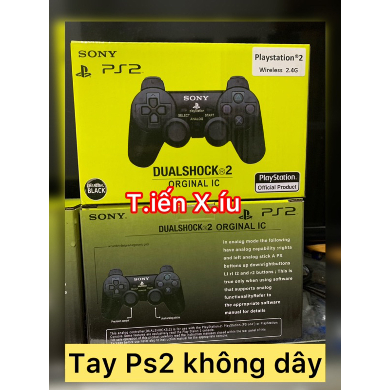 tay ps2 không dây , tay cầm ps2 không dây PS2 tay bấm không dây cho máy ...