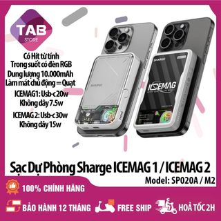 Sạc Dự Phòng SHARGE ICEMAG 1 / ICEMAG 2 IQ2 30w 10000mAh RGB, Tản Nhiệt ...