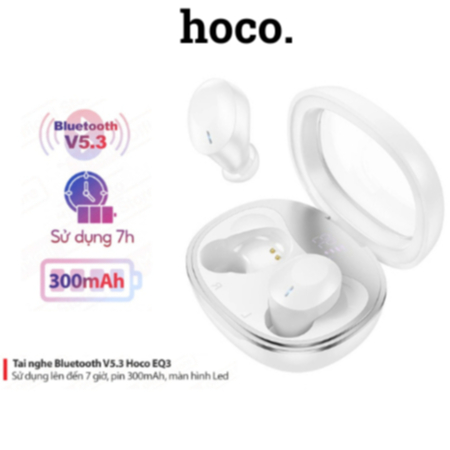 Tai Nghe Bluetooth Hoco EQ3 Chính Hãng Cảm Ứng Âm Thanh Nổi HD Có Mic Và Màn Đèn LED Báo Pin ...
