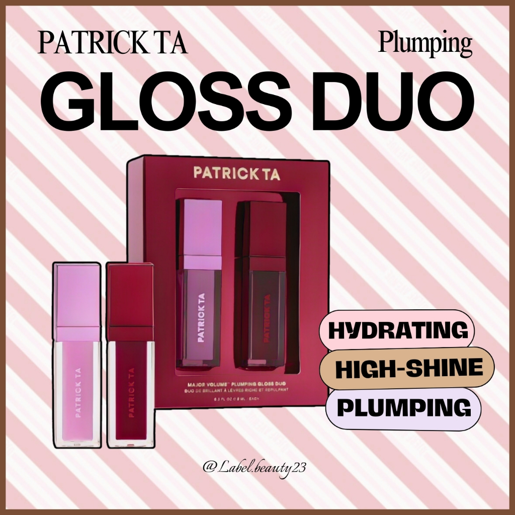 SẴN Set son Patrick Ta Major Volume™ Plumping Gloss Duo - 𝐋𝐚𝐛𝐞𝐥.𝐛𝐞𝐚𝐮𝐭𝐲 ...