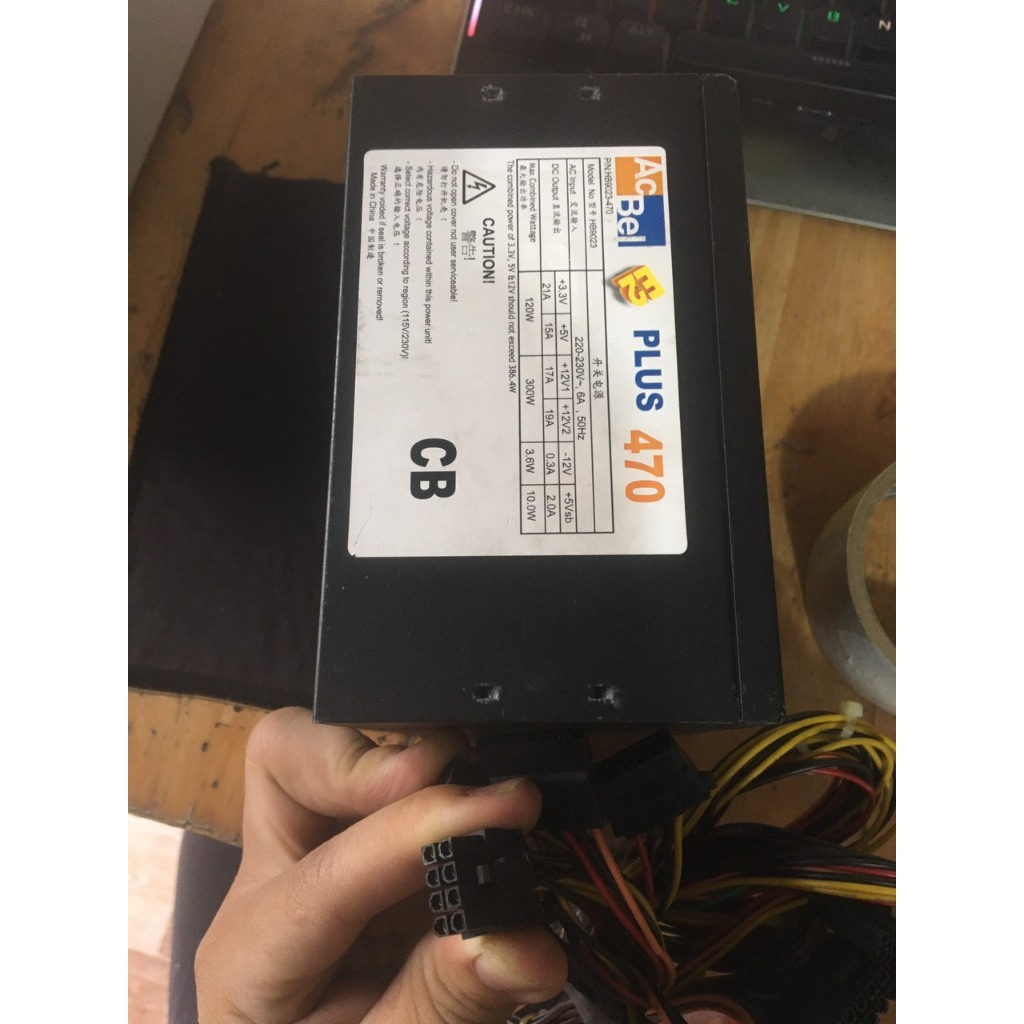 Nguồn máy tính AcBel E2 Plus - 470W | Shopee Việt Nam