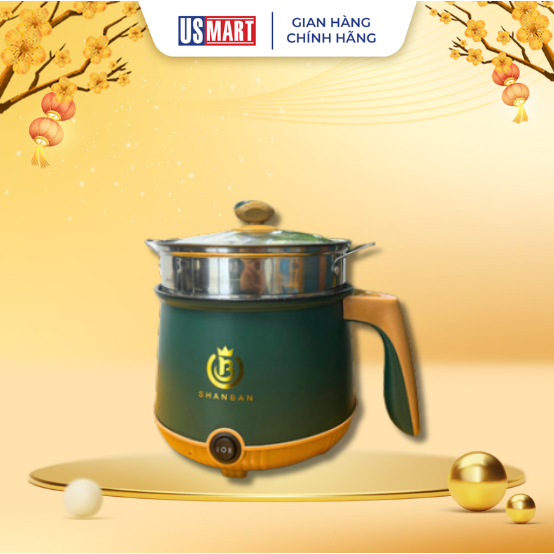 Nồi Lẩu Điện Mini Đa Năng Shanban (Tặng Kèm Khay Hấp) | Shopee Việt Nam