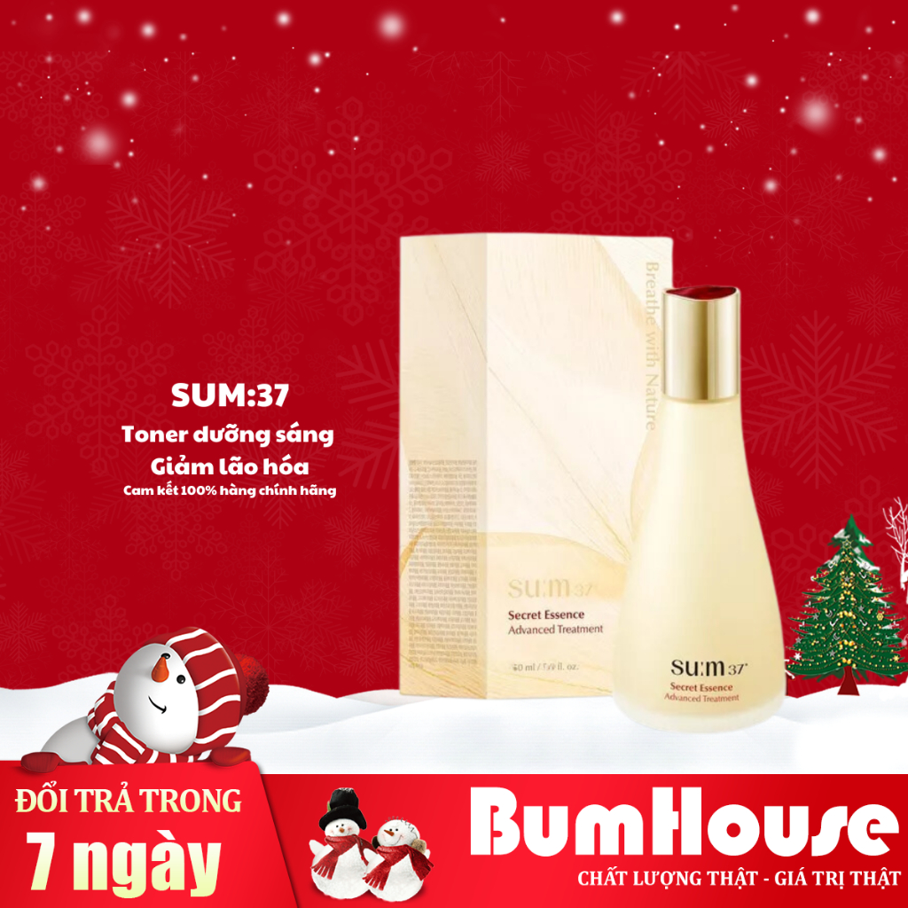 Nước Thần cải thiện da sau 7 ngay Su:m37 Secret Essence Advanced Treatment giúp dưỡng ẩm, tái ...