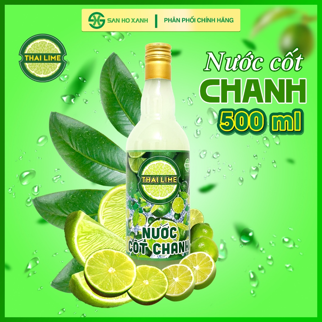 Nước Cốt Chanh Nguyên Chất - Hiệu Thai Lime - Chai Sành 500ml | Shopee Việt Nam
