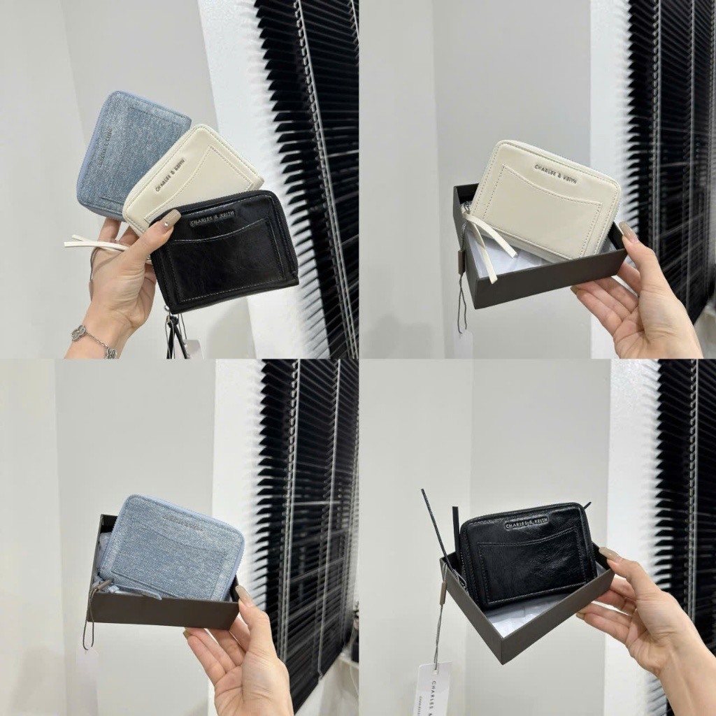 ví nữ size 14*2*10cm full box CK6-10770644 đủ màu | Shopee Việt Nam