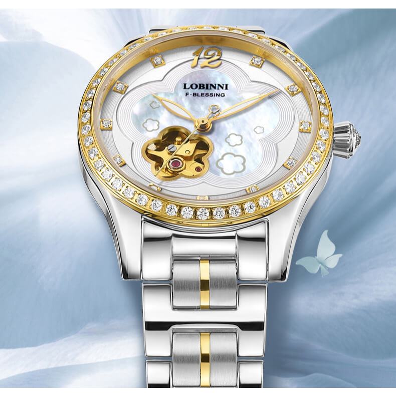 Đồng hồ nữ chính hãng Lobinni L2006-2 Kính chống xước,Chống nước 50m ...