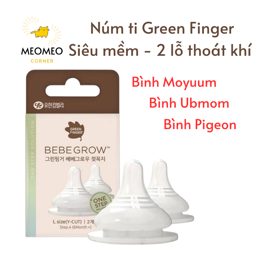 Núm ti Green Finger BebeGrow Hàn quốc chính hãng | Shopee Việt Nam