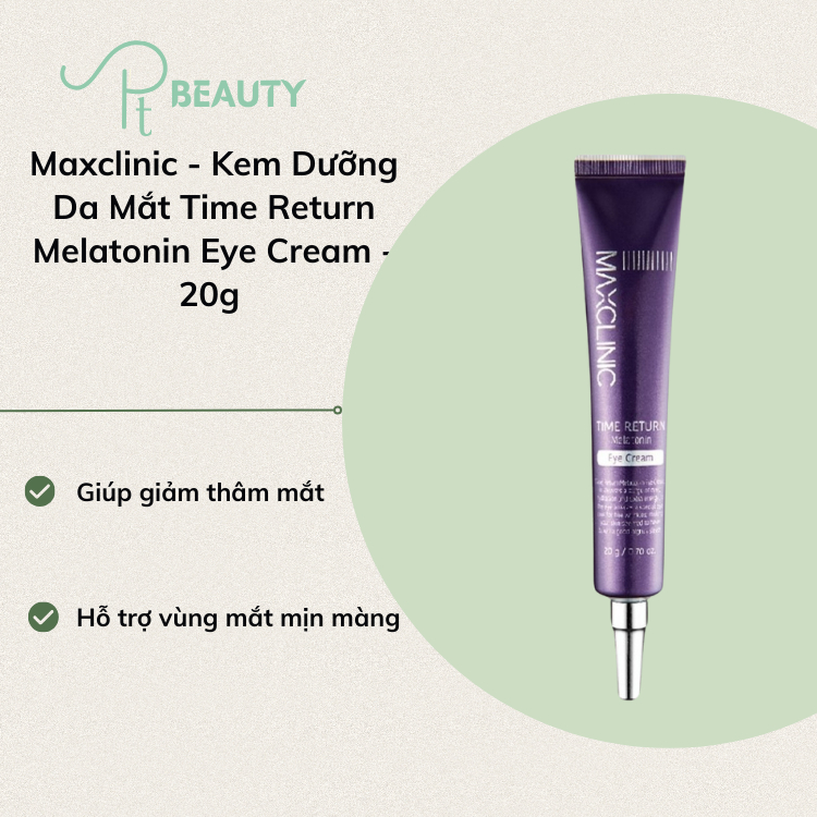 Kem Dưỡng Da Mắt Time Return Melatonin Eye Cream Maxclinic - 20g ...
