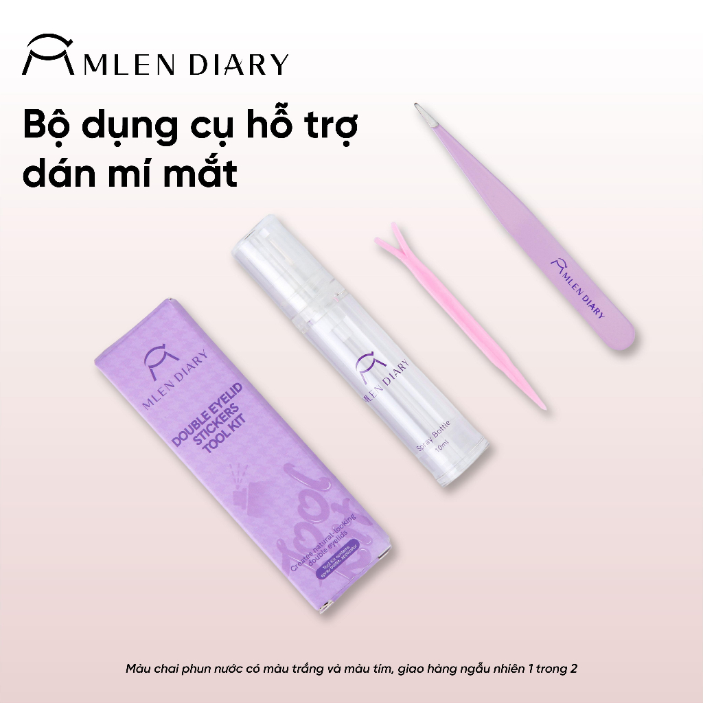 Mlen Diary dụng cụ kích mí hỗ trợ tạo mắt 2 mí mỏng nhẹ vô hình phù hợp ...