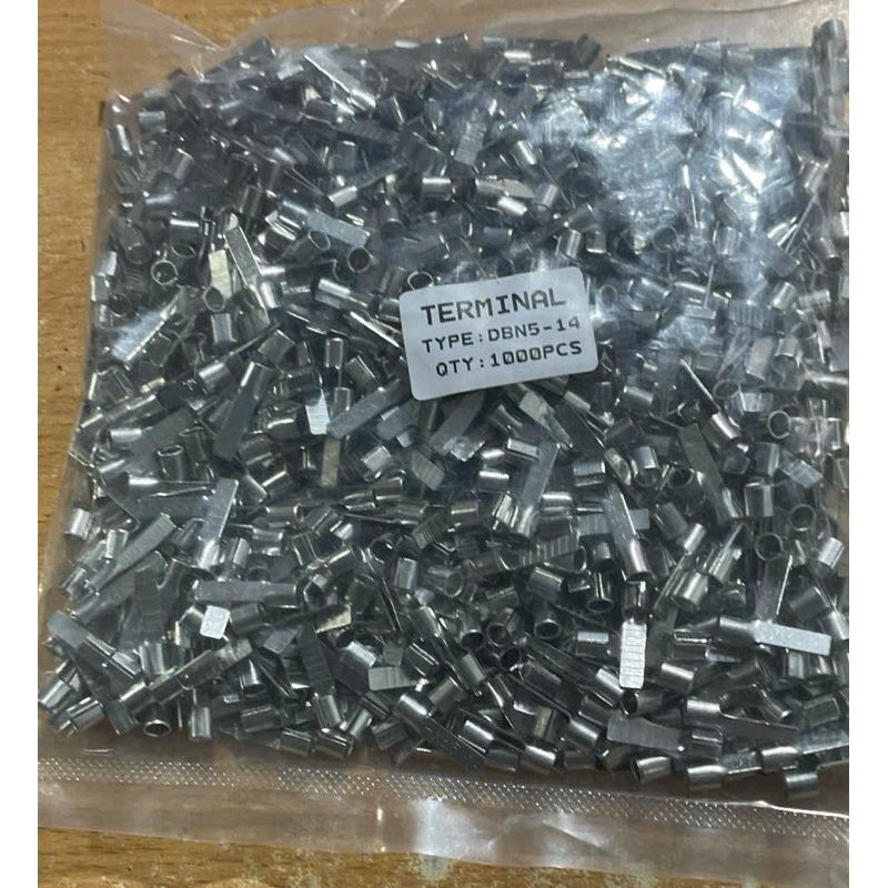 [100 chiếc] Cos pin dẹt trần DBN5-14 dùng cho dây điện 4-6mm2 | Shopee ...